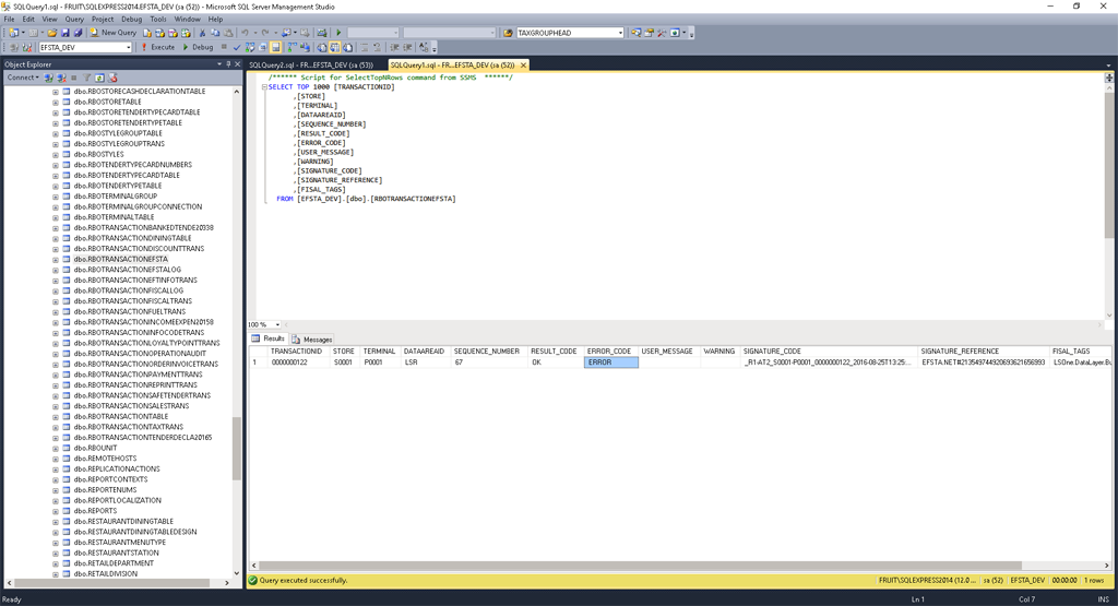 EFSTA Fiscal Module (DE)